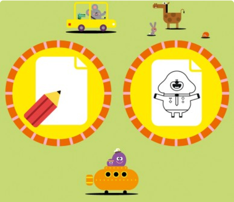 Hej Duggee kolorowanka online - Cbeebies