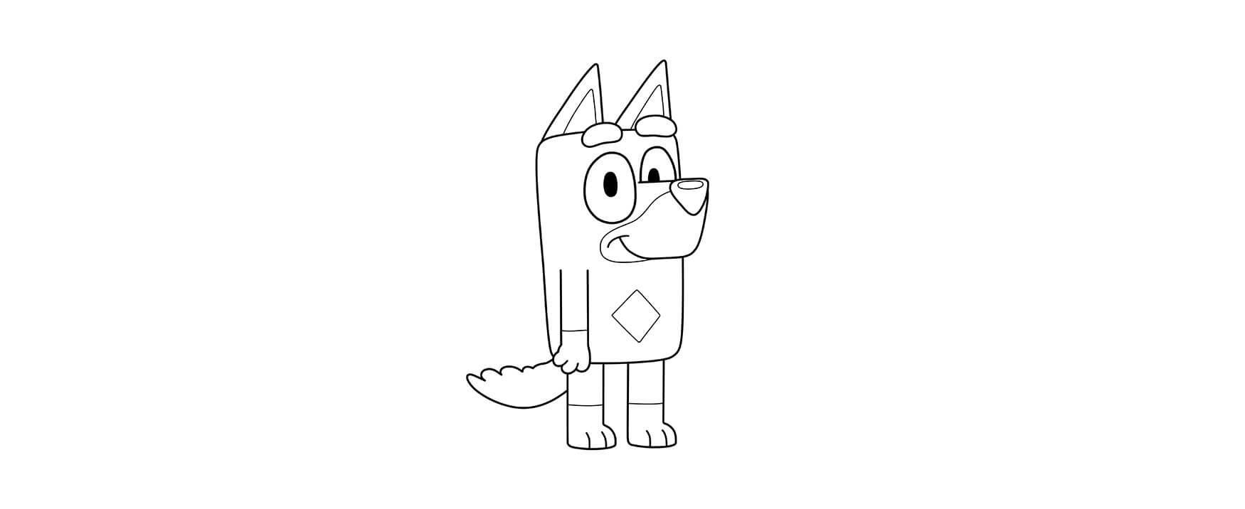 Blue kolorowanka Ryżyk - Cbeebies